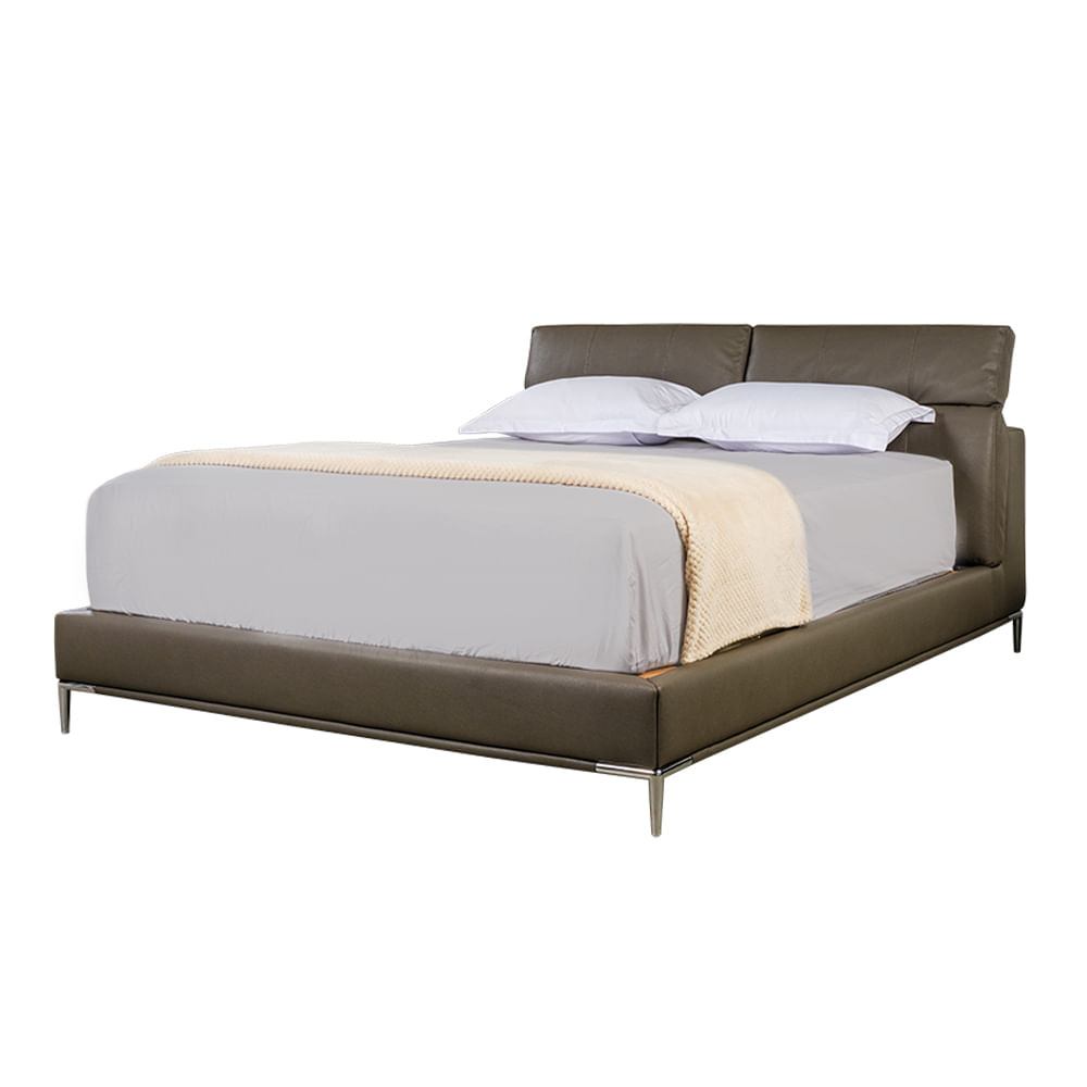 CAMA ERIN | QUEEN 2½ PLAZAS GRIS OSCURO - TEMPO DESIGN - tempodesignpan